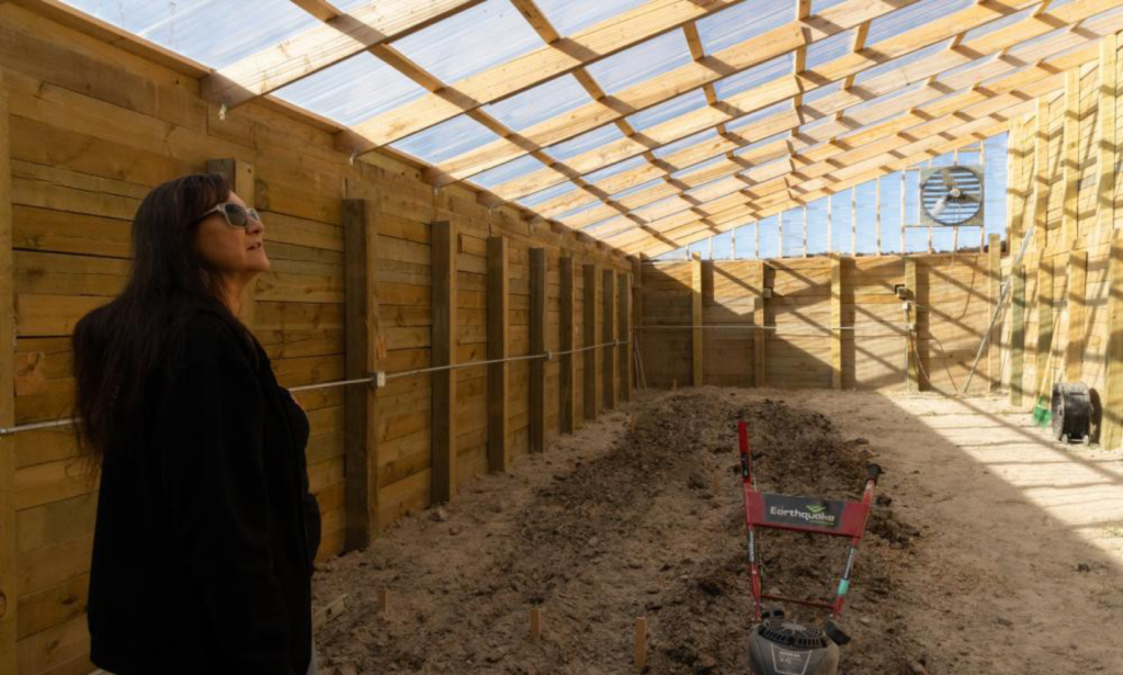 An Indigenous reservation has a novel way to grow food – below the ...