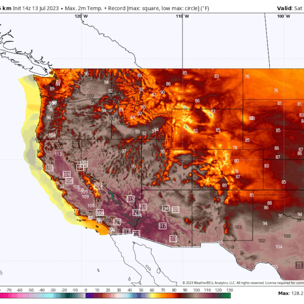 Coast-to-coast heat dome sends temperatures soaring, threatens all-time ...